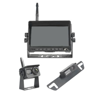 China Waterproof IP69k Wireless Backup Cameras 7 Inch DVR Recording Monitor for sale