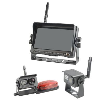 China Night Vision 33ft DVR Reverse Camera Waterproof 7 Inch IPS Monitor Kit for sale