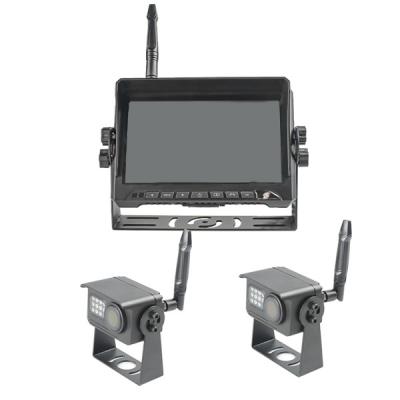 China Waterproof Reversing 1080P 6W Wireless Rearview Camera 7 Inch DVR for sale