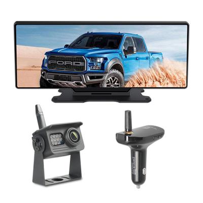 China 12Mbps Wireless Rear View Dash Cam 12 Inch Touch Screen AHD Receiver for sale