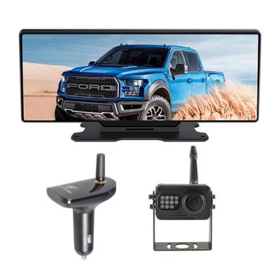 China 1600*600 DVR Reverse Backup Cameras 12 Inch Touch Screen Car Recorder for sale