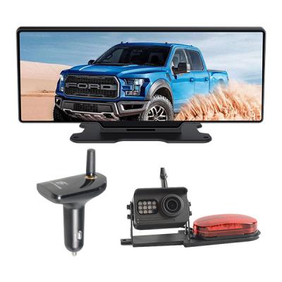 China IP69K Mirror Wireless Backup Cameras Transmission Distance 1650ft for sale