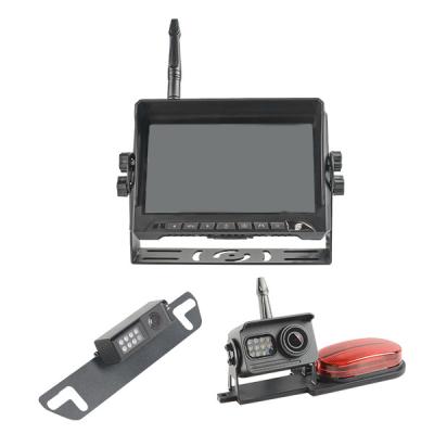 China Night Vision 33ft Smart Wireless Backup Camera 7 Inch Color Monitor for sale