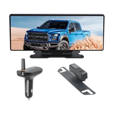 China 1080P Digital Wireless Rearview Mirror 12 Inch Screen With Dashcam for sale