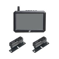 China 2 Channel 1080P Reverse Car Camera 5 Inch IPS Monitor Black Color for sale