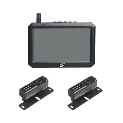 China 2 Channel 1080P Reverse Car Camera 5 Inch IPS Monitor Black Color for sale