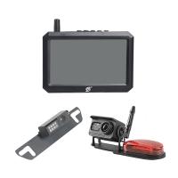 China 1650ft Transmission Wireless RV Backup Camera 5 Inch IPS Color Screen for sale