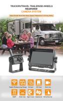 China 7 Inch Truck Rearview Camera Kit Waterproof IP69K Night Vision for sale