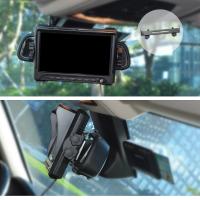 China 7 Inch Black Monitor car waterproof night vision camera With Red Lamp for sale