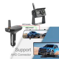 China Waterproof IP69K HD Rear View Camera 1080P AHD Car Charger Receiver for sale