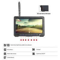 China Wireless Rearview DVR Reverse Camera Black Color 4 Cameras System for sale