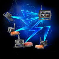 China Night Vision 10m Vehicle Rearview Camera 7 Inch Color Monitor for sale