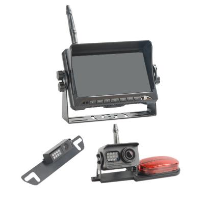 China 7 Inch Digital Wireless Backup Camera Monitor Support 2 Channels DVR Recording for sale