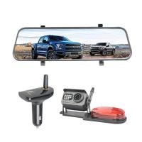 China Night Vision Touch Mirror DVR Wireless Rear View Dash Cam AHD 1080P Receiver Black Color for sale
