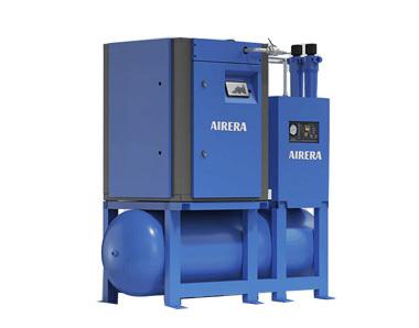 China 7.5KW To 37KW Tank-Mounted Screw Air Compressor AGSD all-ine-one solution for sale