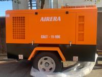 China CALT-11/10K,350cfm-450cfm  Diesel Industrial Mobile screw Air Compressor 10 Bar CE TUV for sale