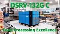 China AIRERA DSRV-132G C 132kW Permanent Magnet Variable Speed Screw Air Compressor for sale