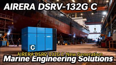 China AIRERA DSRV-132G C 132kW Permanent Magnet Variable Speed Screw Air Compressor for sale