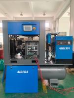 China AIRERA AGSD-15 15kW Screw Air Compressor with Tank Mounted for sale