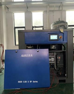 China 5.5KW VSD air-cooling oil inject screw compressor for sale