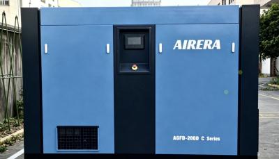 China 200KW Direct driven air-cooling oil inject screw compressor for sale