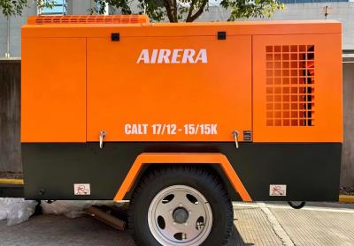 China CALT 15-17m³/min Flow, 12-15bar Pressure, All-terrain Move, 24h Stable Running Diesel Portable Compressor for sale