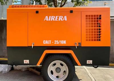 China CALT 25m³/min Flow, 10bar Pressure, All-terrain Move, 24h Stable Running Diesel Portable Compressor for sale