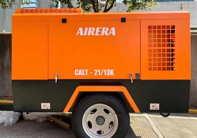China CALT 21m³/min Flow, 13bar Pressure, All-terrain Move, 24h Stable Running Diesel Portable Compressor for sale