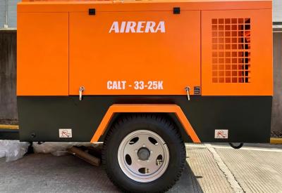 China CALT 33m³/min Flow, 25bar Pressure, All-terrain Move, 24h Stable Running Diesel Portable Compressor for sale