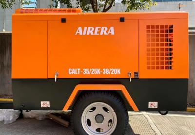 China CALT 35/25m³/min Flow, 38/20bar Pressure, All-terrain Move, 24h Stable Running Diesel Portable Compressor for sale