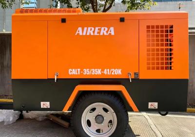 China CALT 36/35m³/min Flow, 41/20bar Pressure, All-terrain Move, 24h Stable Running Diesel Portable Compressor for sale