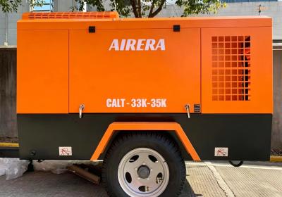 China CALT 33m³/min Flow, 35bar Pressure, All-terrain Move, 24h Stable Running Diesel Portable Compressor for sale