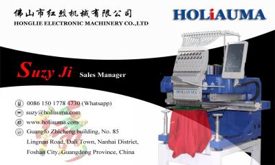China HOLiAUMA high quality 1200 spm 8 heads computer cap t-shirt flat 3d logo embroidery machine for sale for sale