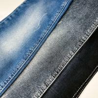 China TianSL Super Stretch Cotton Blend Brushed Denim Fabric 12 Oz For Jeans for sale