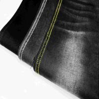 China 13 Oz Woven Brushed Grey Stretch Denim Fabric ​Supper Stretch for sale