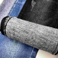 China Woven Cotton Indigo Brushed Denim Fabric Yarn Dyed Textile for sale