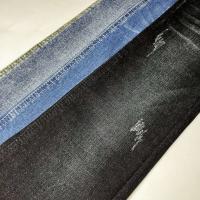 China Woven Cotton Indigo Brushed Denim Fabric Yarn Dyed Textile for sale