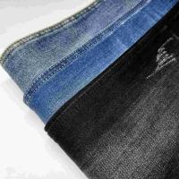 China Indigo Cotton Yarn Dyed Brushed Denim Fabric 13 oz for sale
