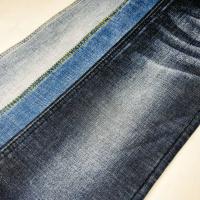 China 150CM Cotton Polyester Spandex Brushed Denim Fabric Raw Material Black Blue Heavy Weight for sale