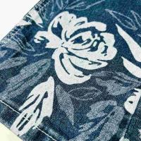 China 160CM Printed Clothes Jeans Thick Material Denim Polyester Fabric OEM for sale