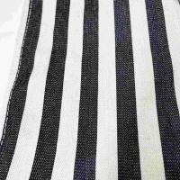 China Indigo Blue Striped Jacquard Printed Denim Fabric Cargo Jeans 180cm for sale