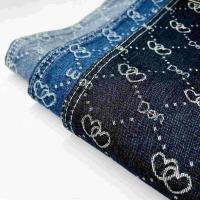 China Printed Bulk Denim Material Heavy Weight 11 Oz Denim Fabric for sale