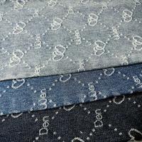 China Printed Bulk Denim Material Heavy Weight 11 Oz Denim Fabric for sale