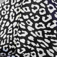 China TianSL Stretch Leopard Animal Printed Denim Fabric Yarn Dyed for sale