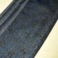 China Printed Cotton 10oz Denim Fabric Textile For Summer Wearing for sale