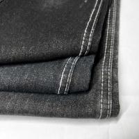 China Sulfur Raw Black Twill Denim Textile 12 oz 170cm for sale