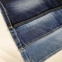 China TR Blue Twill Denim Fabric 10.6 Oz Super Soft Yarn for sale