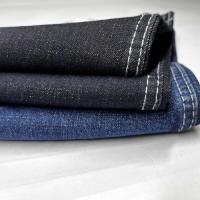 China 11.5 oz Soft TC Twill Denim Dark Grey Denim Fabric For Men Wearing for sale
