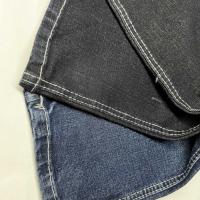 China 11.5 oz Soft TC Twill Denim Dark Grey Denim Fabric For Men Wearing for sale