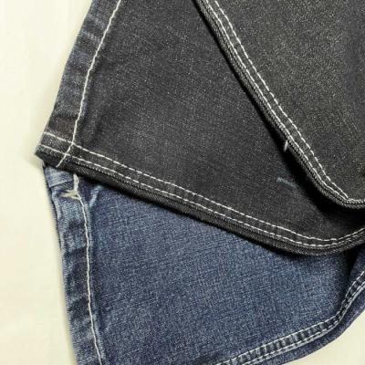 China 11.5 oz Soft TC Twill Denim Dark Grey Denim Fabric For Men Wearing for sale